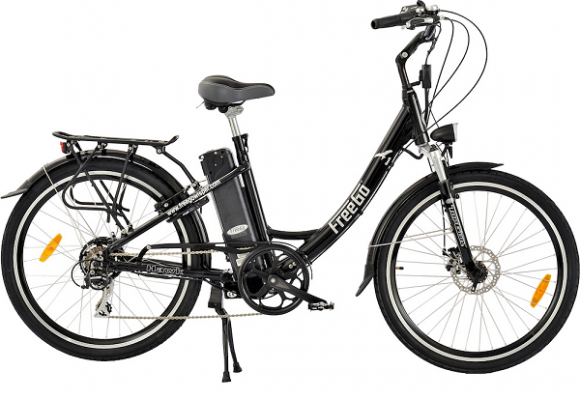 FreeGo Hawk stepthrough black - Ebike Centres | Electric Bike Shop ...